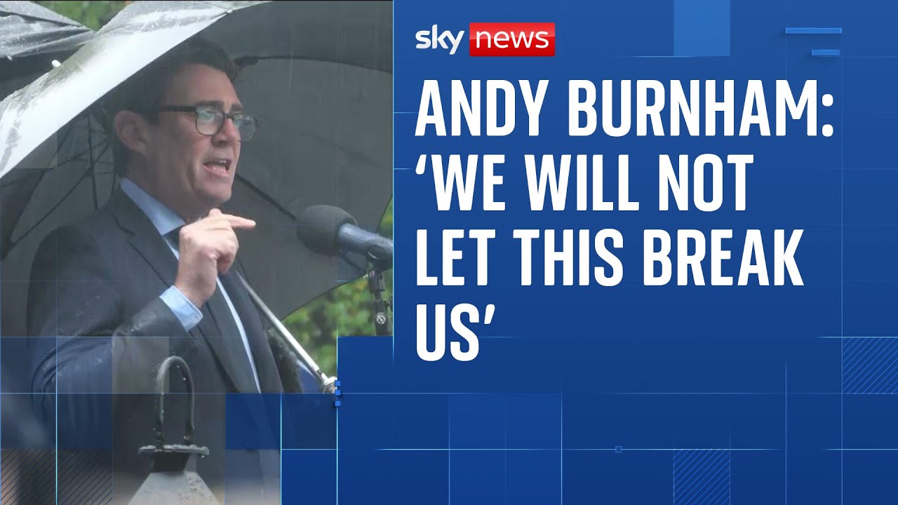 Andy Burnham: 'We will not let this break us in any way, shape or form ...