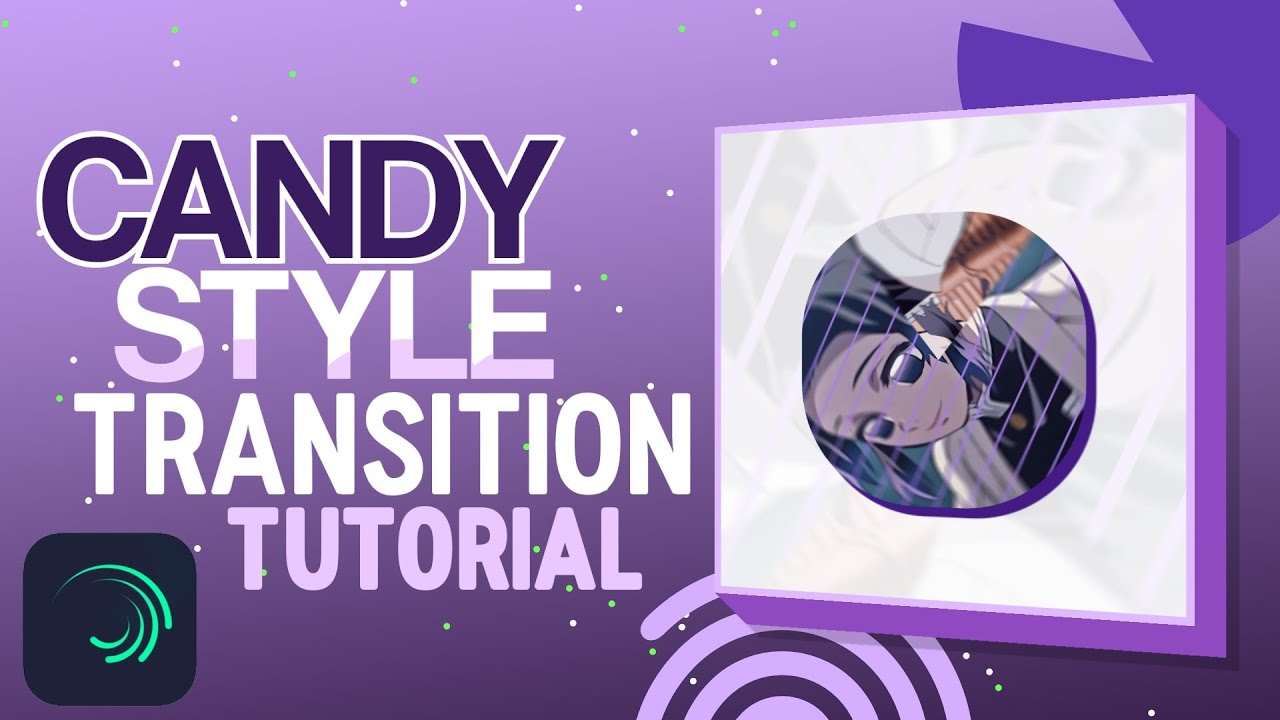 candy style transition tutorial on alightmotion ️ | Shape Morph Transition Tutorial | ae ...