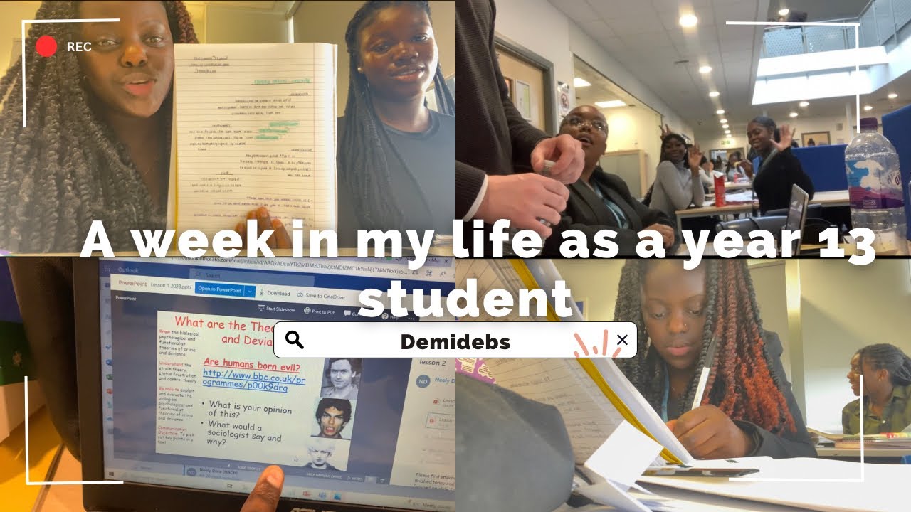 A WEEK IN MY LIFE AS A YEAR 13 STUDENT ( A-levels is not for the weak ...