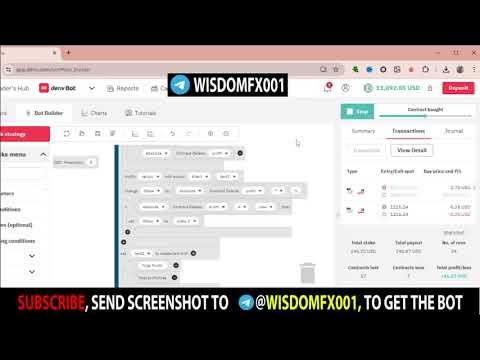 Binary.com and Deriv Bot: Digit Matches and Differs Trading using DBot - YouTube