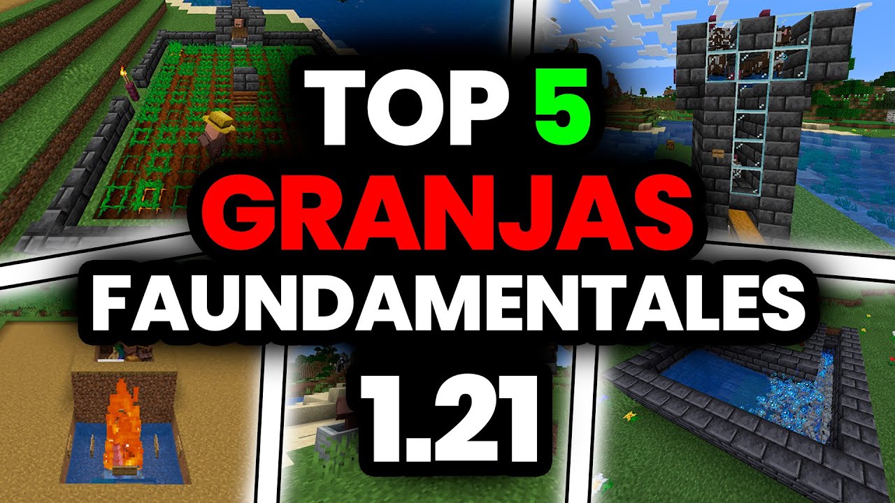GRANJAS fundamentales para tu SURVIVAL en MINECRAFT 1.21 | JAVA - YouTube