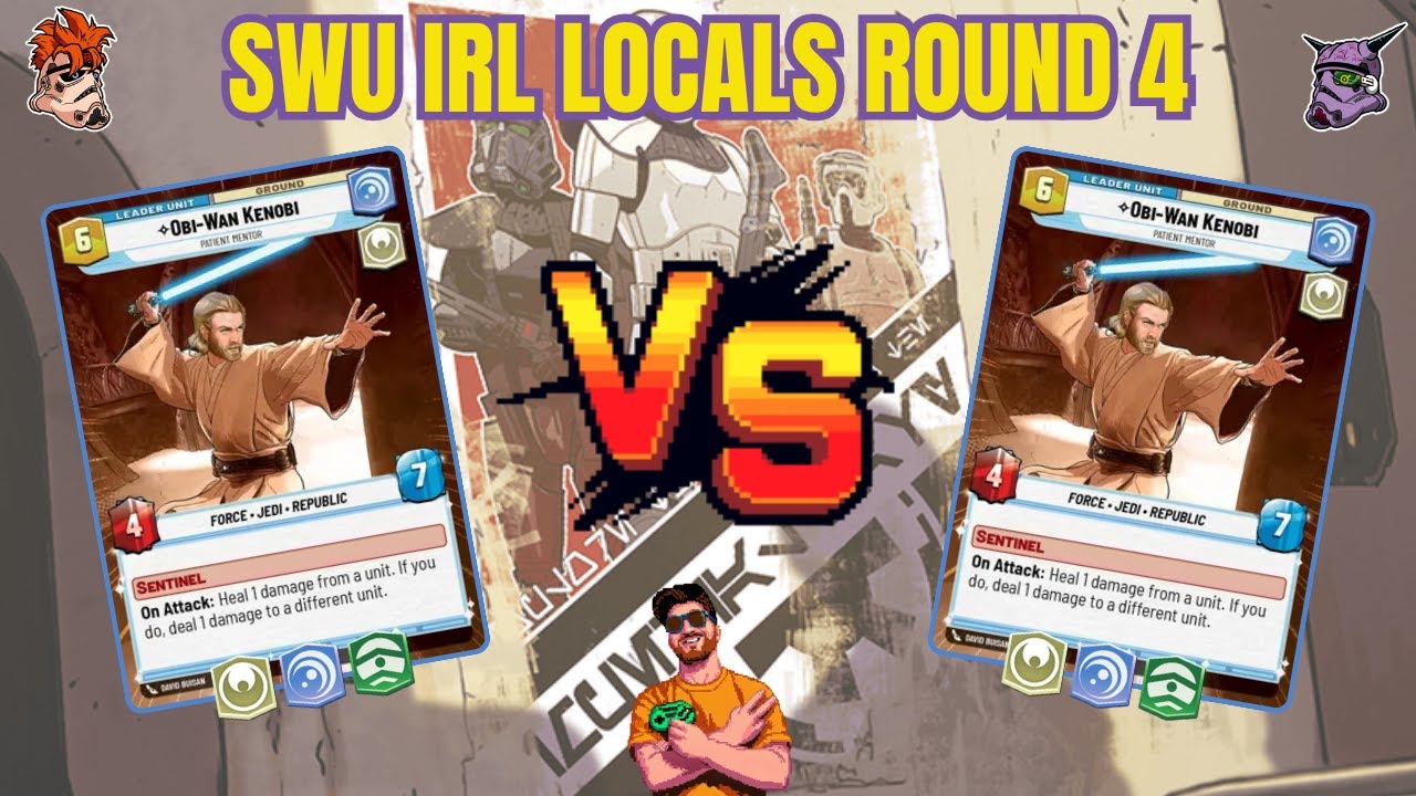 OBI-WAN COMMAND ECL VS OBI-WAN COMMAND (ROUND 4) | IRL Locals Gameplay | Star Wars Unlimited ...