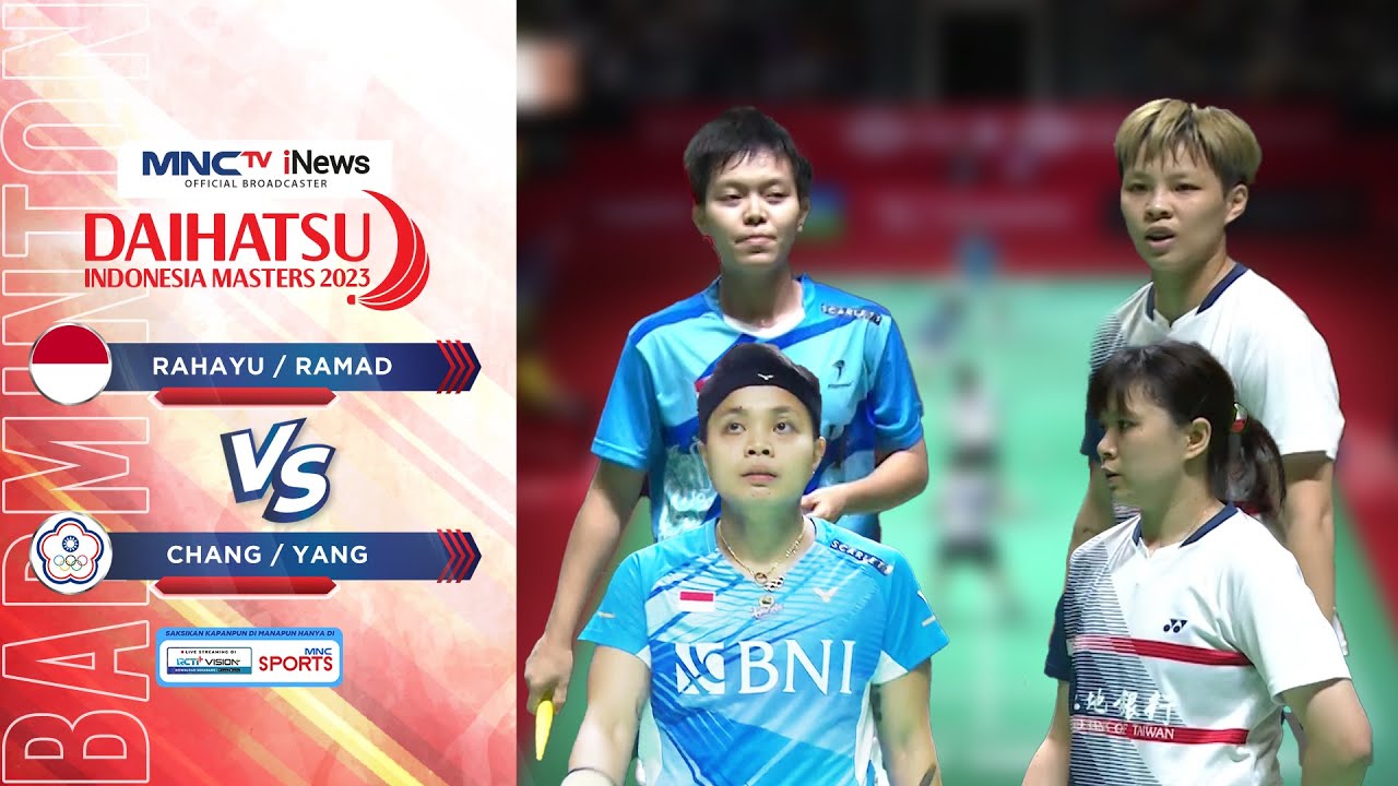 Rahayu / Ramadhanti (INA) vs Chang / Yang (TPE) | Daihatsu Indonesia ...