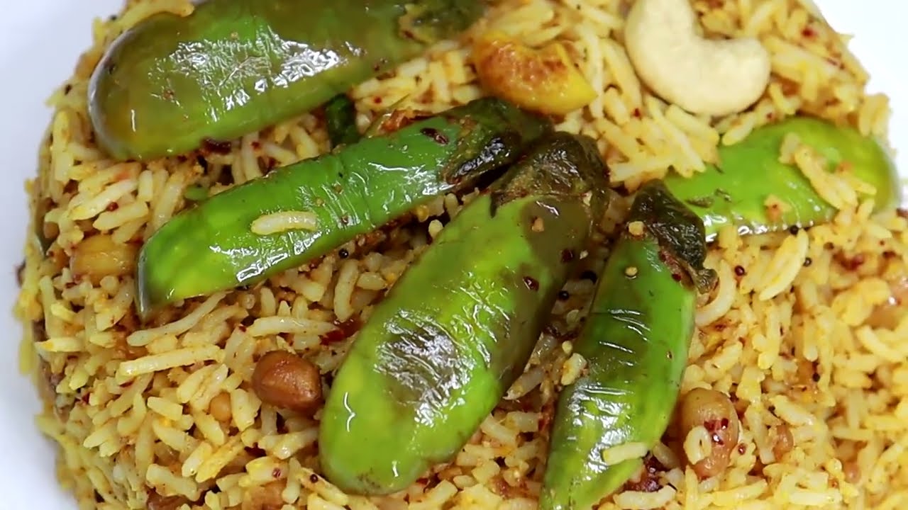 vangibath | vangibath in Telugu | brinjal rice recipe | vangi bath ...