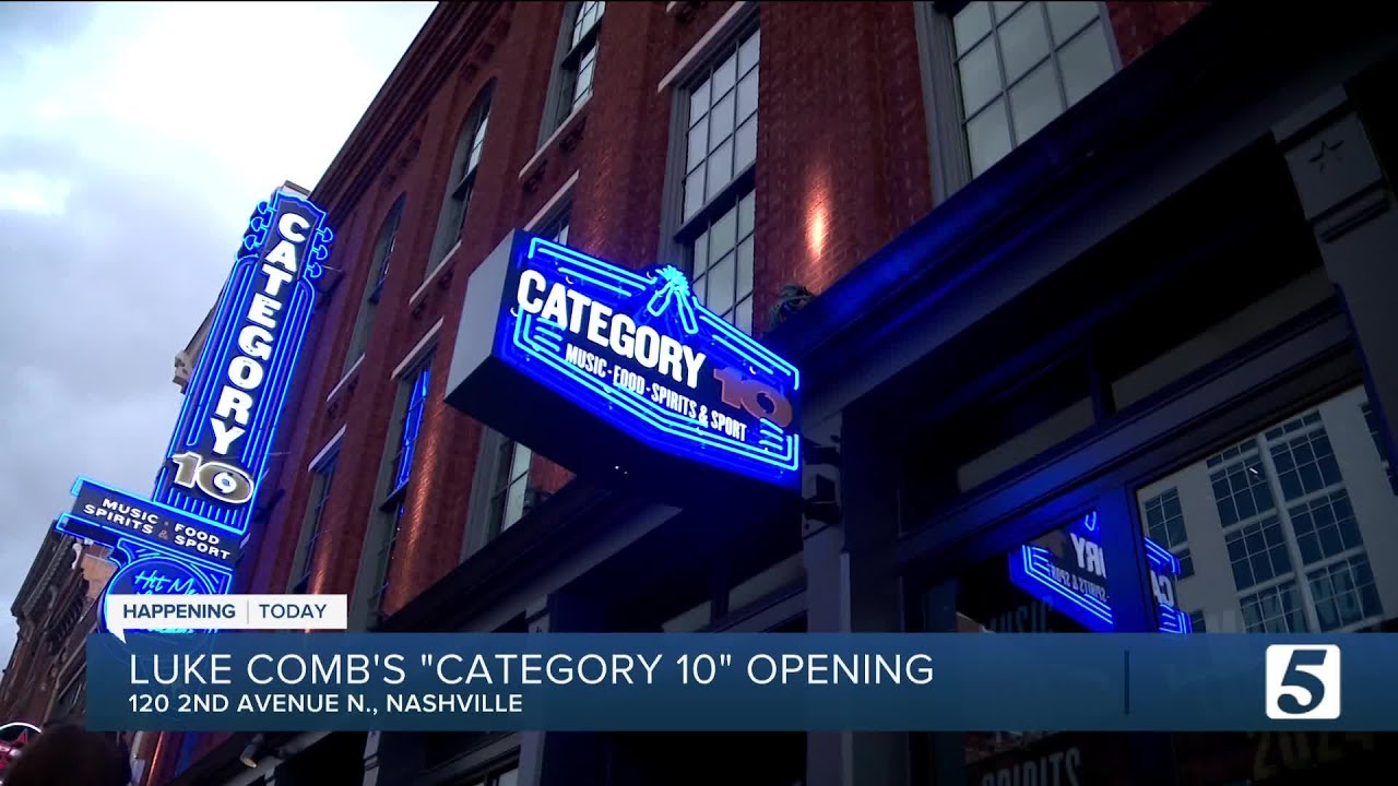 Luke Combs' bar "Category 10" to open on Saturday in former home of ...