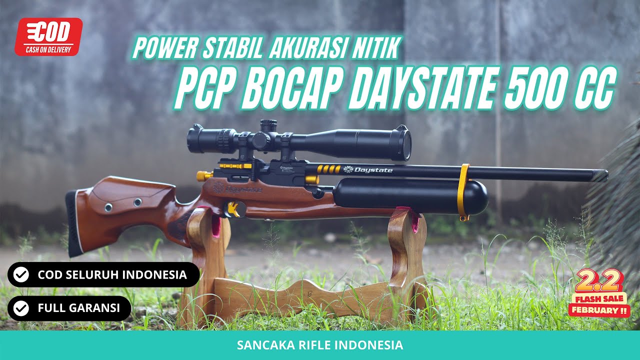 PCP BOCAP DAYSTATE 500 CC || SENAPAN DANA PELAJAR BISA COD !!! - YouTube