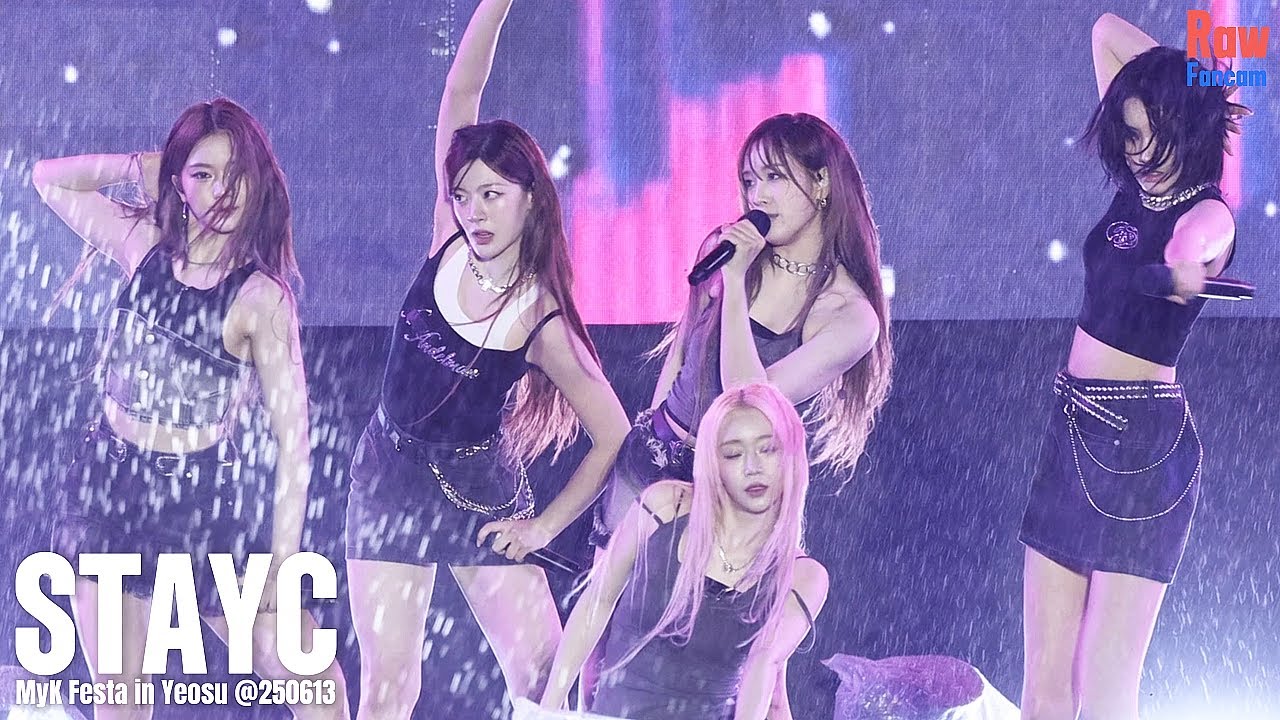 스테이씨 여수대첩 MyK Festa 여수 풀캠 #STAYC ♬ BEBE ♬ RUN2U ♬ SO BAD ♬ Teddy Bear ♬ Bubble ♬ ASAP @250612 ...