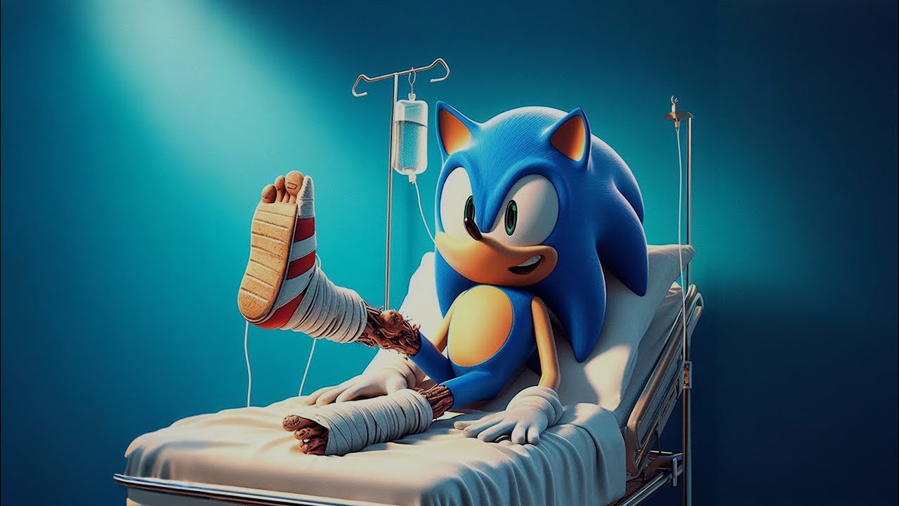 When Sonic sit too long and his leg disconnected?! 😱🛌 #sonic # ...