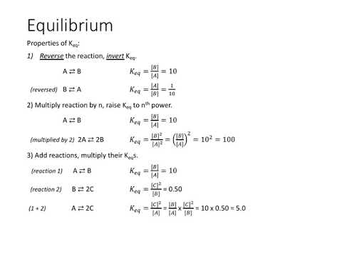 Equilibrium part 1 - YouTube