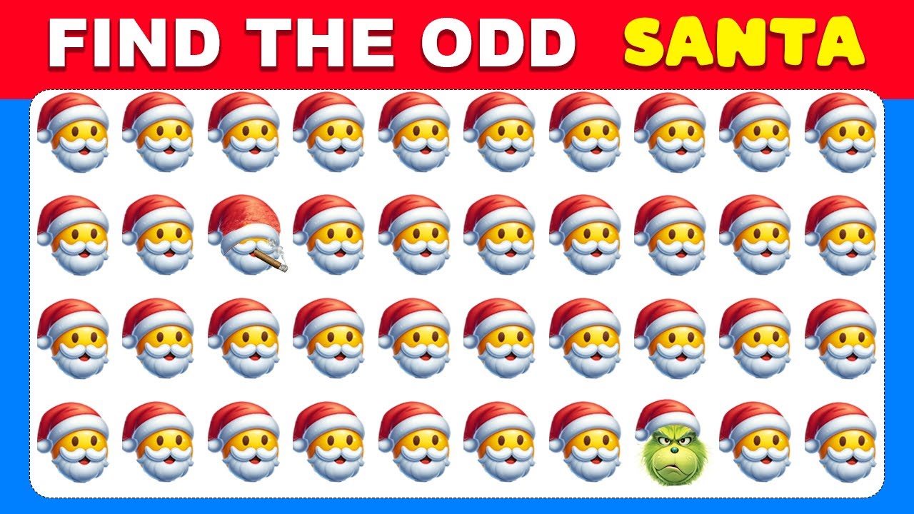 Find the ODD One Out - Christmas Edition 🎄🎅⛄️ | Christmas Quiz - YouTube