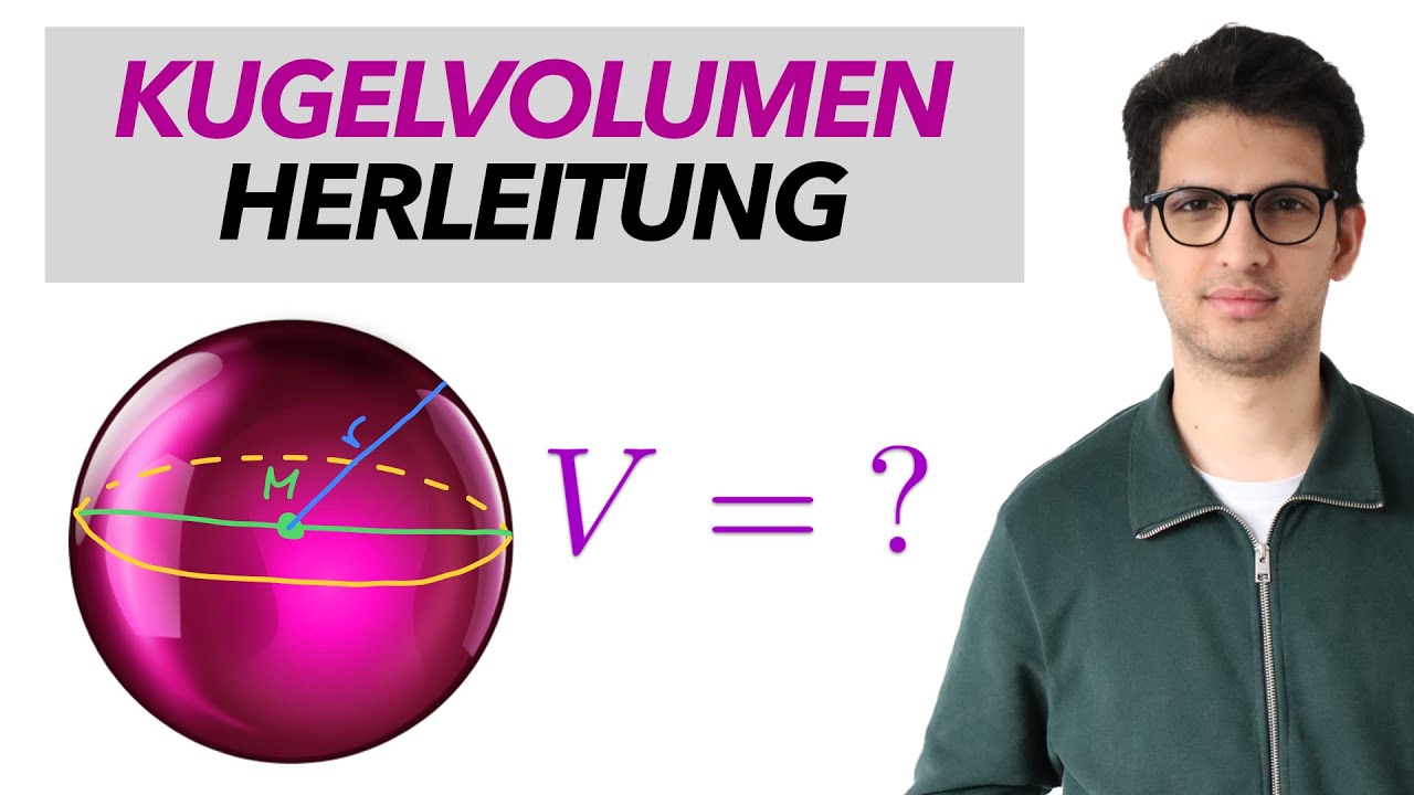 Kugelvolumen (einfache Herleitung) l Mathe mit Nawid - YouTube
