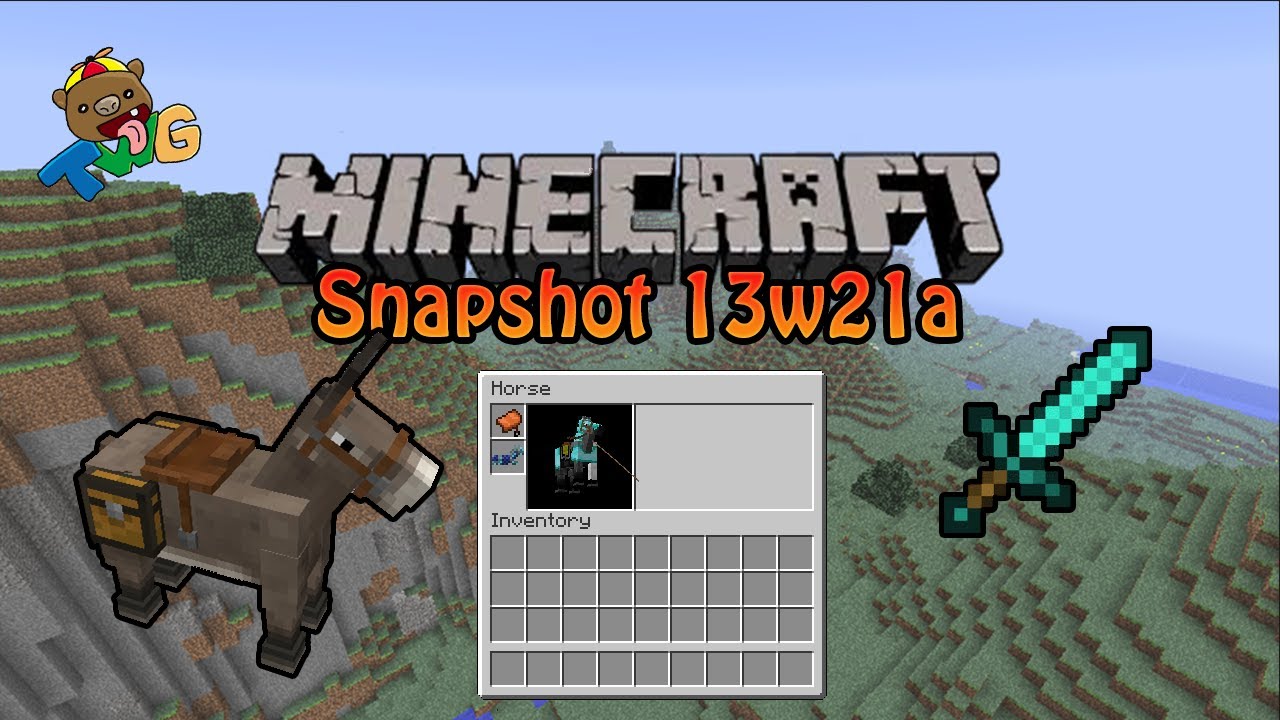 Minecraft Snapshot 13w21a Horse/Donkey UI, Chat Systeem and More! ( 1.6 ...
