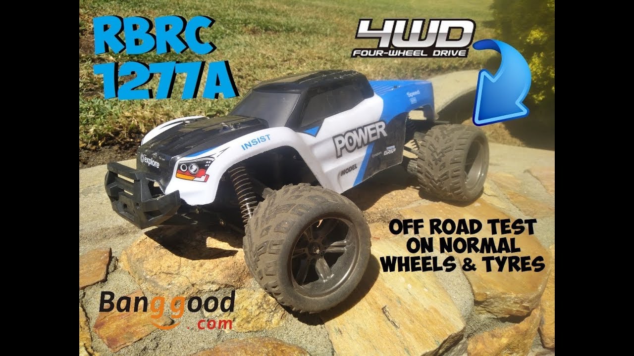 RBRC 1277A - How does it drive on Normal Wheels & Tyres? - YouTube