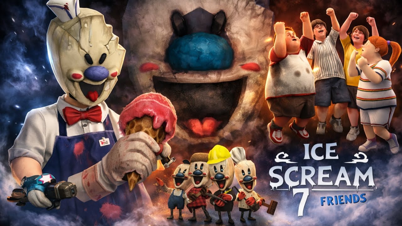 Ice Scream 7 Gameplay | Ice scream 7 Speedrun | Ice Scream 7 friends ...