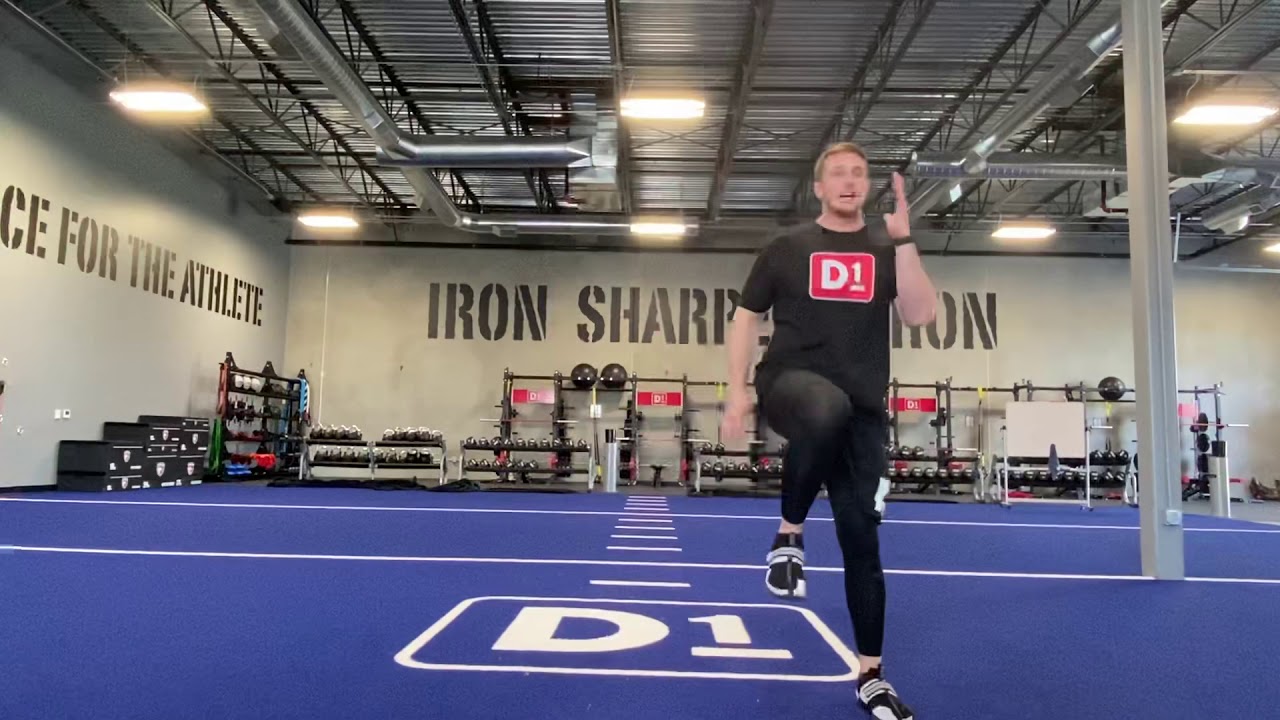 Side to side high knees - YouTube