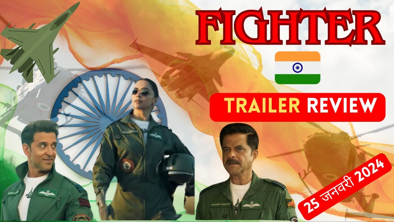 Fighter Trailer Review | Hrithik Roshan | Deepika Padukone | # ...