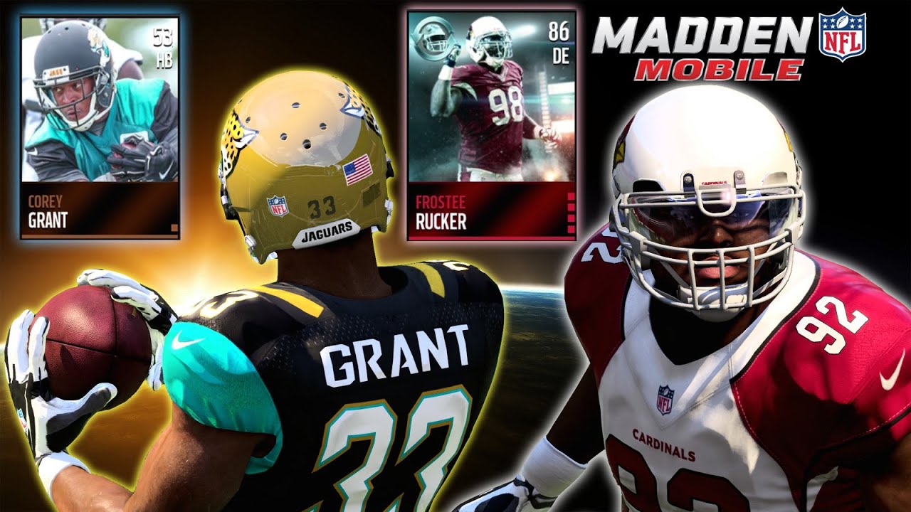 EA Madden Mobile 16 HYPE! - ELITE Frostee Rucker & Corey Grant Debut ...