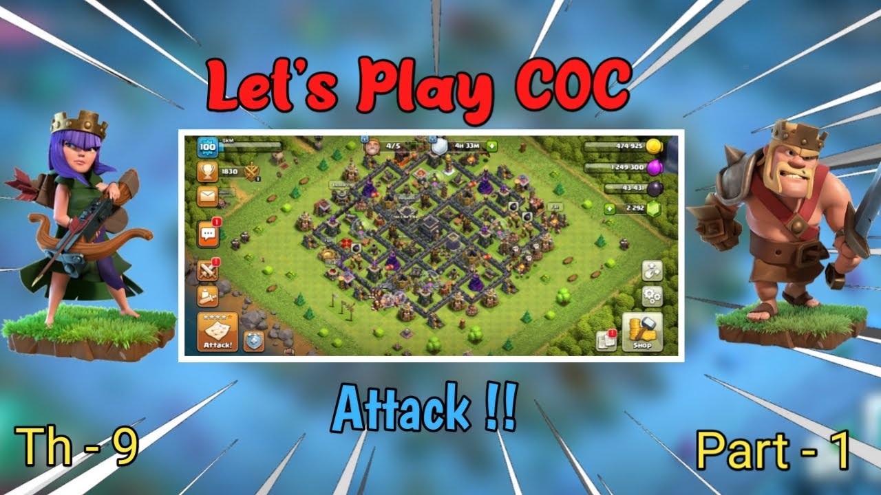Let's play COC | Mobile Gameplay | Part - 1 - YouTube