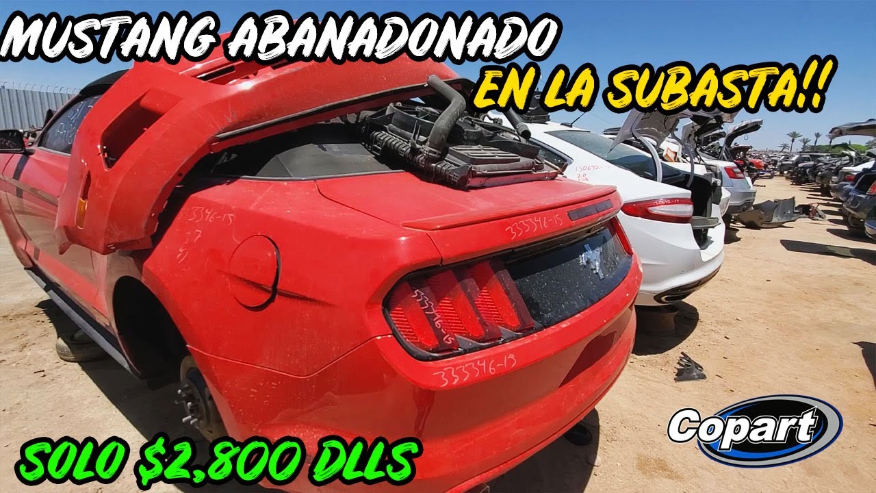 SUBASTA DE AUTOS EN USA (COPART, IAAI) FORD MUSTANG EN LA SUBASTA DE ...