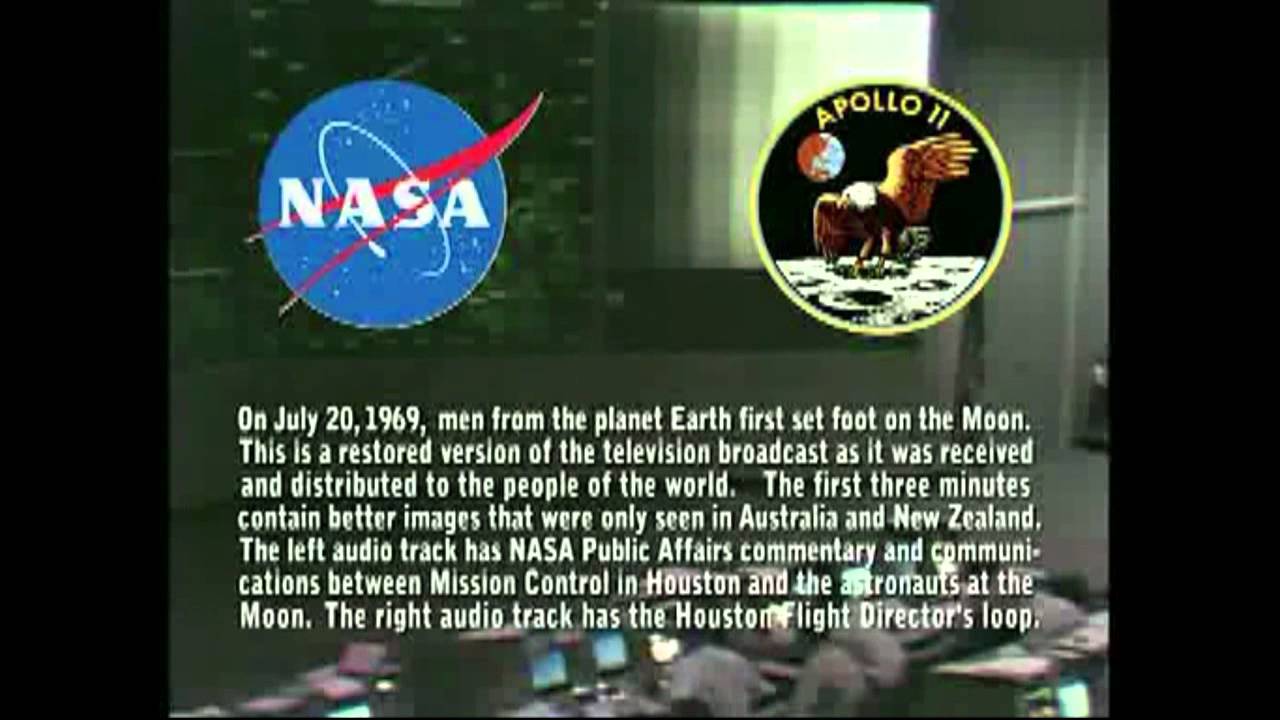 1969 Apollo 11 Lunar Landing Live // Mondlandung - YouTube