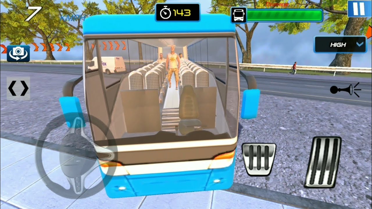 MOBIL BUS MENGANGKUT PENUMPANG | Game Simulator Bus ( Android Gameplay ...