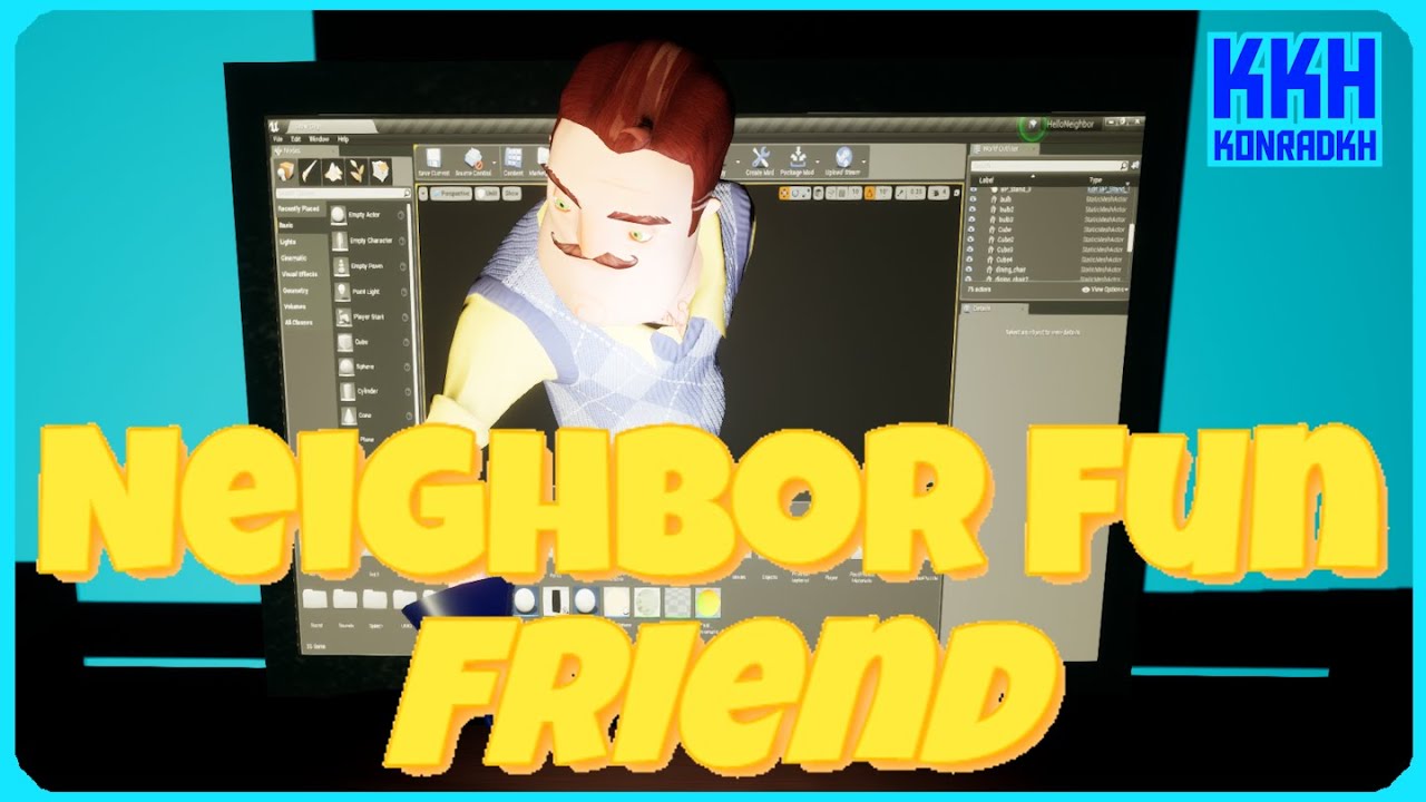Neighbor Fun: Friend Demo Gameplay | Hello Neighbor Mod - YouTube