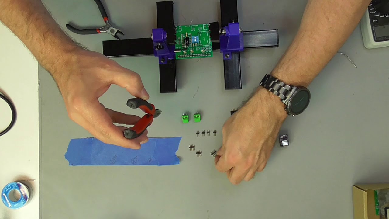 DIY: FDM-printed SLA-Printer: Part 7 - Solder nanoDLP-Shield - YouTube