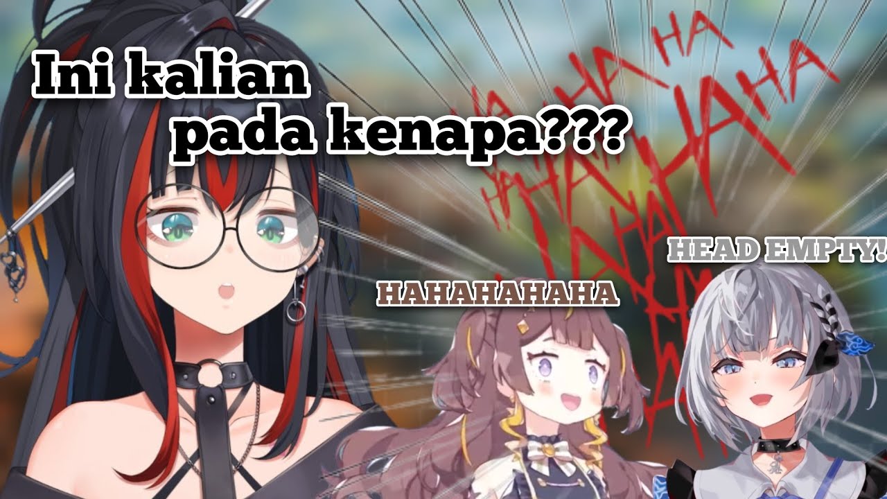 Zeta & Anya tiba-tiba ketawa psycho gak jelas & Mika jd bingung sendiri ...
