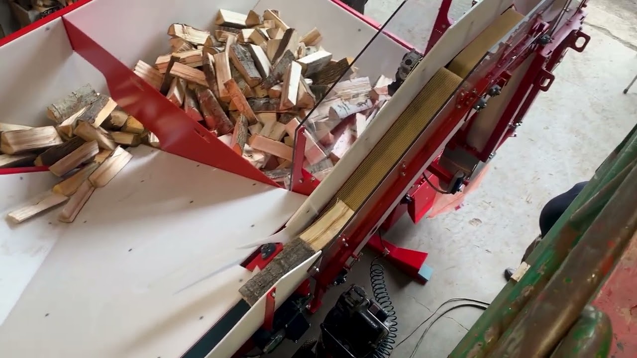 VEPAK - Firewood Packing Machine North America - YouTube