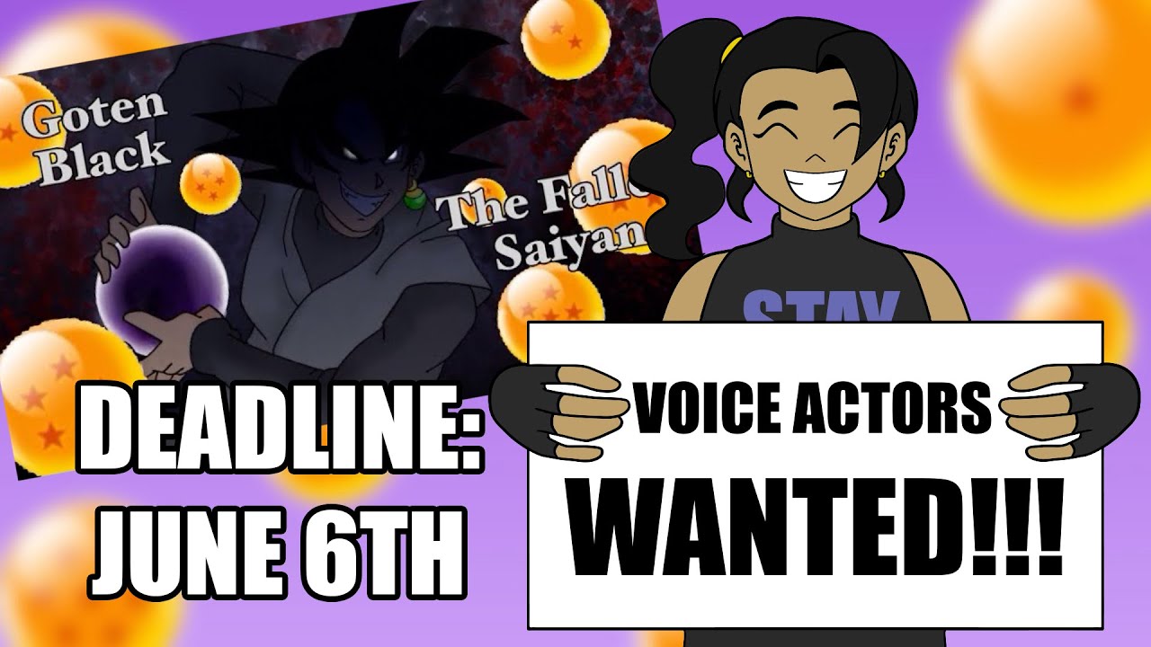 WE NEED A GOKU!!!! | Goten Black Voice Actor announcement - YouTube