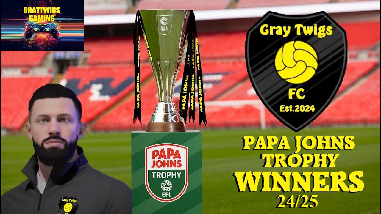 GRAY TWIGS FC - PAPA JOHNS CUP WINNERS (season 2) - YouTube