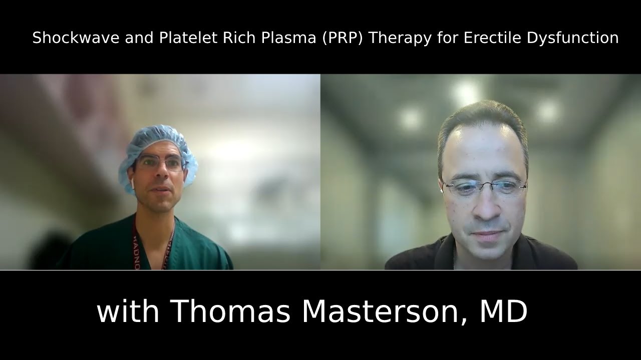 Better Sex: Shockwave and Platelet Rich Plasma (PRP) Therapy for Erectile Dysfunction - YouTube