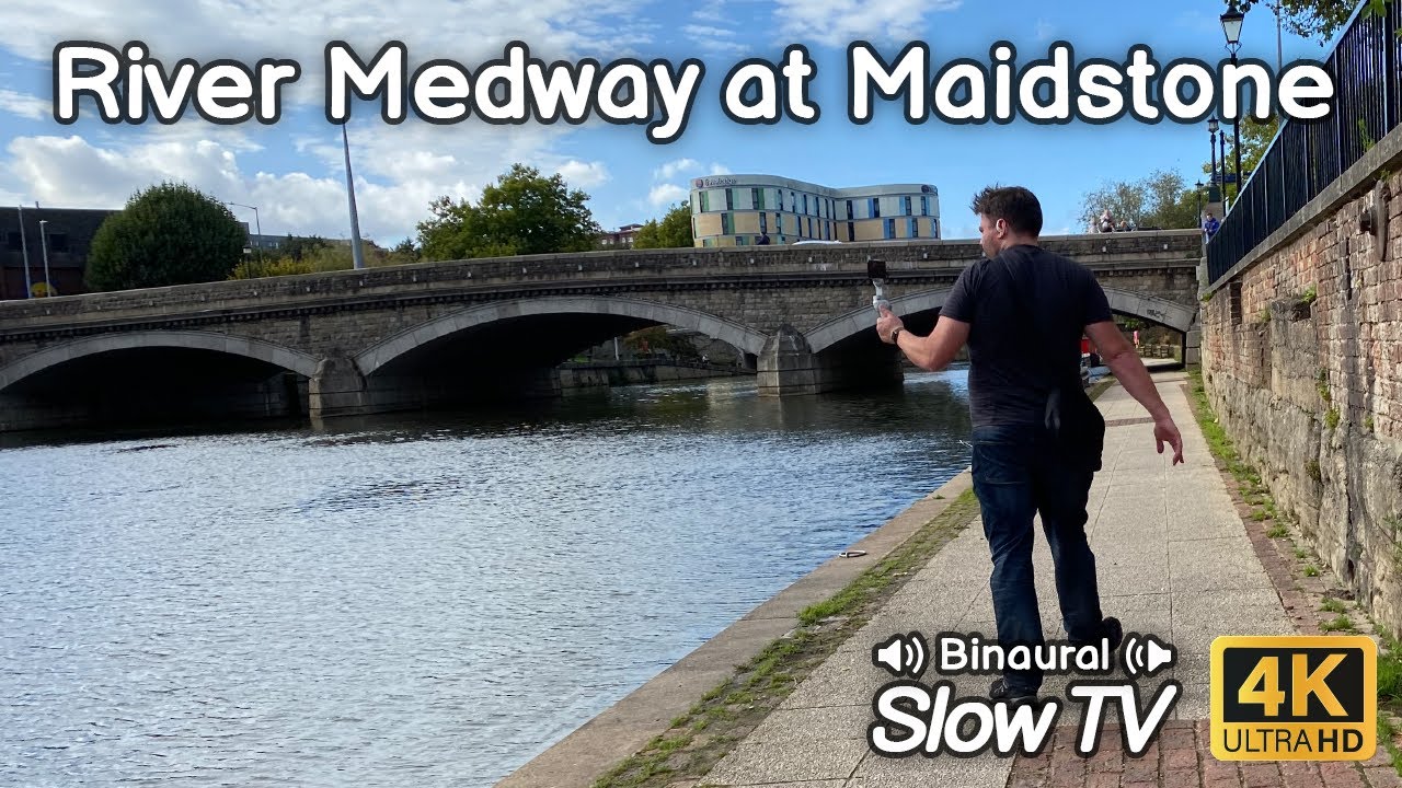Walking The River Medway from Lockmeadow to Whatman Park through ...