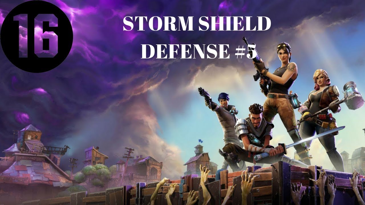 STORM SHIELD DEFENCE #5 (FORTNITE SAVE THE WORLD EP.16) - YouTube