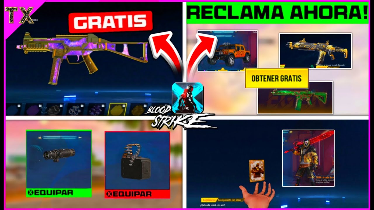 ACTUALIZACIÓN ¡NUEVA UMP 5 + LASER! 5 SKINS GRATIS y PASE en Blood ...