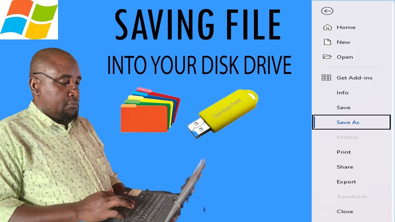 Lesson 4 Saving File - YouTube