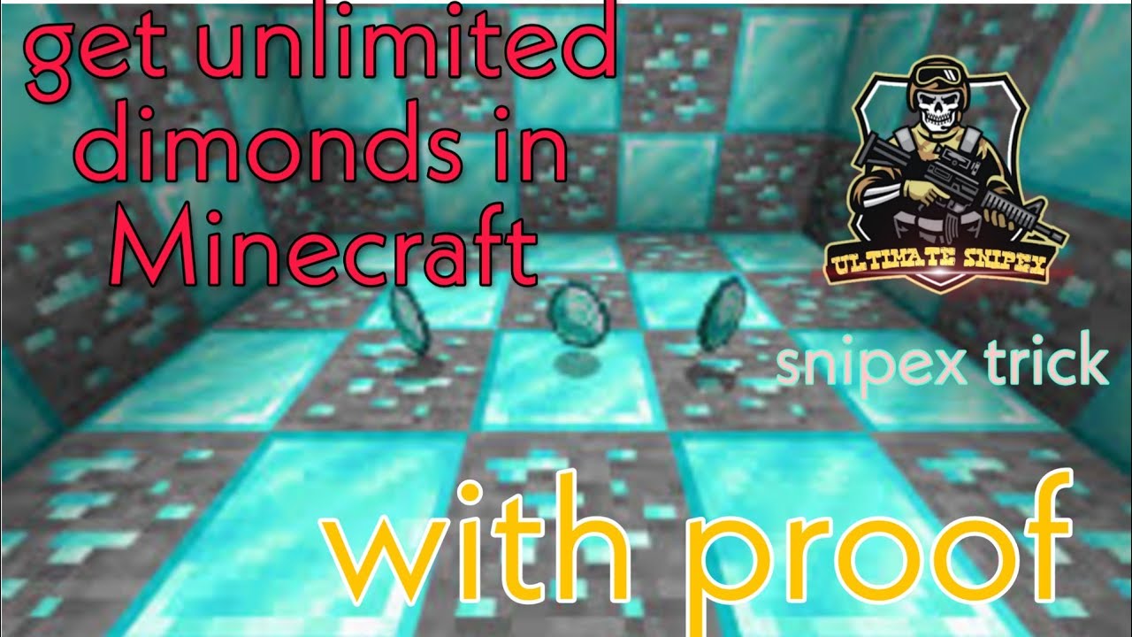How to get unlimited dimonds in Minecraft | with proof 💎💎 - YouTube