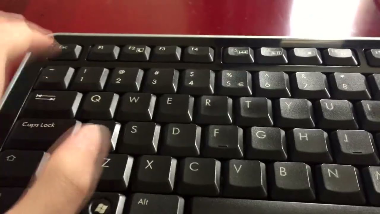 A last look at the HP KU-0841 keyboard + sound test - YouTube
