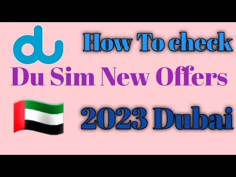 how to check Du Sim New all Offers 2023 Du sim New Offers kaise Check ...