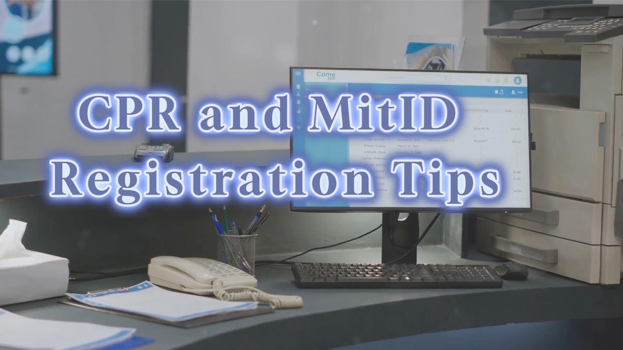 How to Apply CPR and MitID Registration - YouTube