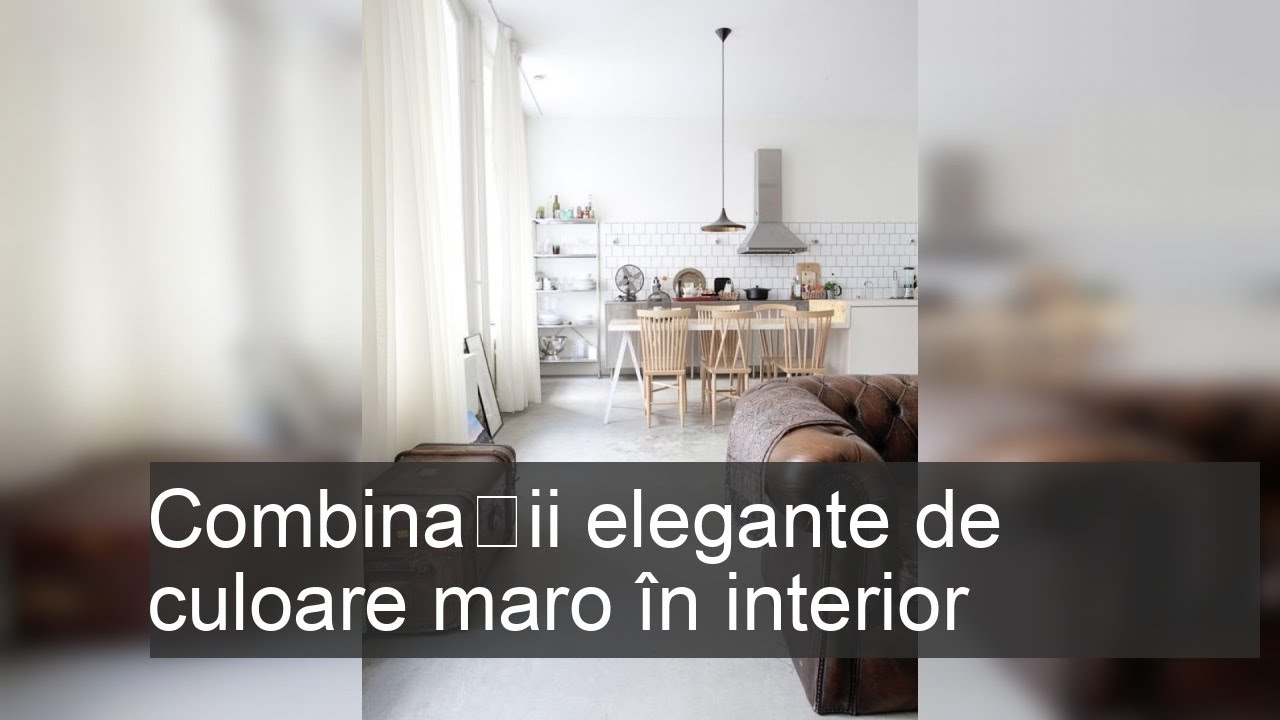 Culoarea maro în interior: avantaje și toate opțiunile pentru ...
