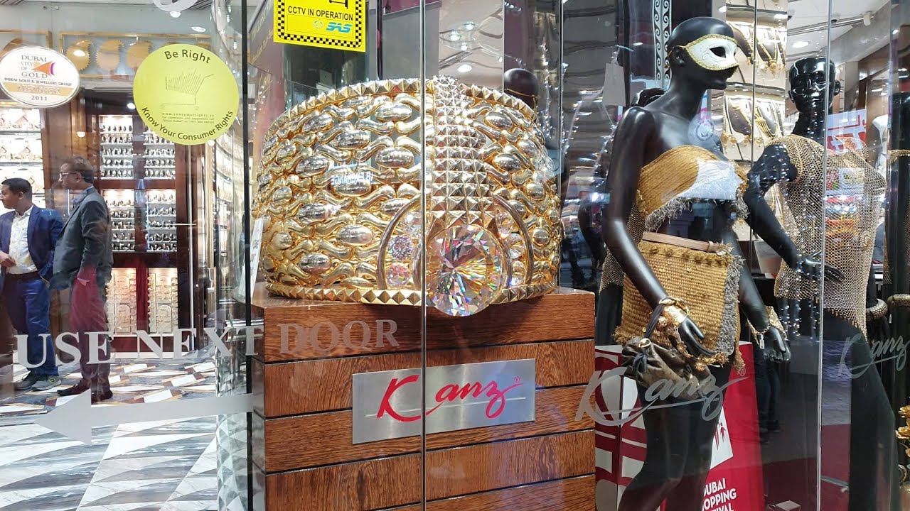 Guinness world record ring in Dubai gold souk - YouTube
