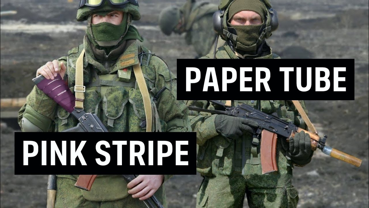 Why did Russian Soldiers Install Paper Tubes and Pink Stripes on AK ...