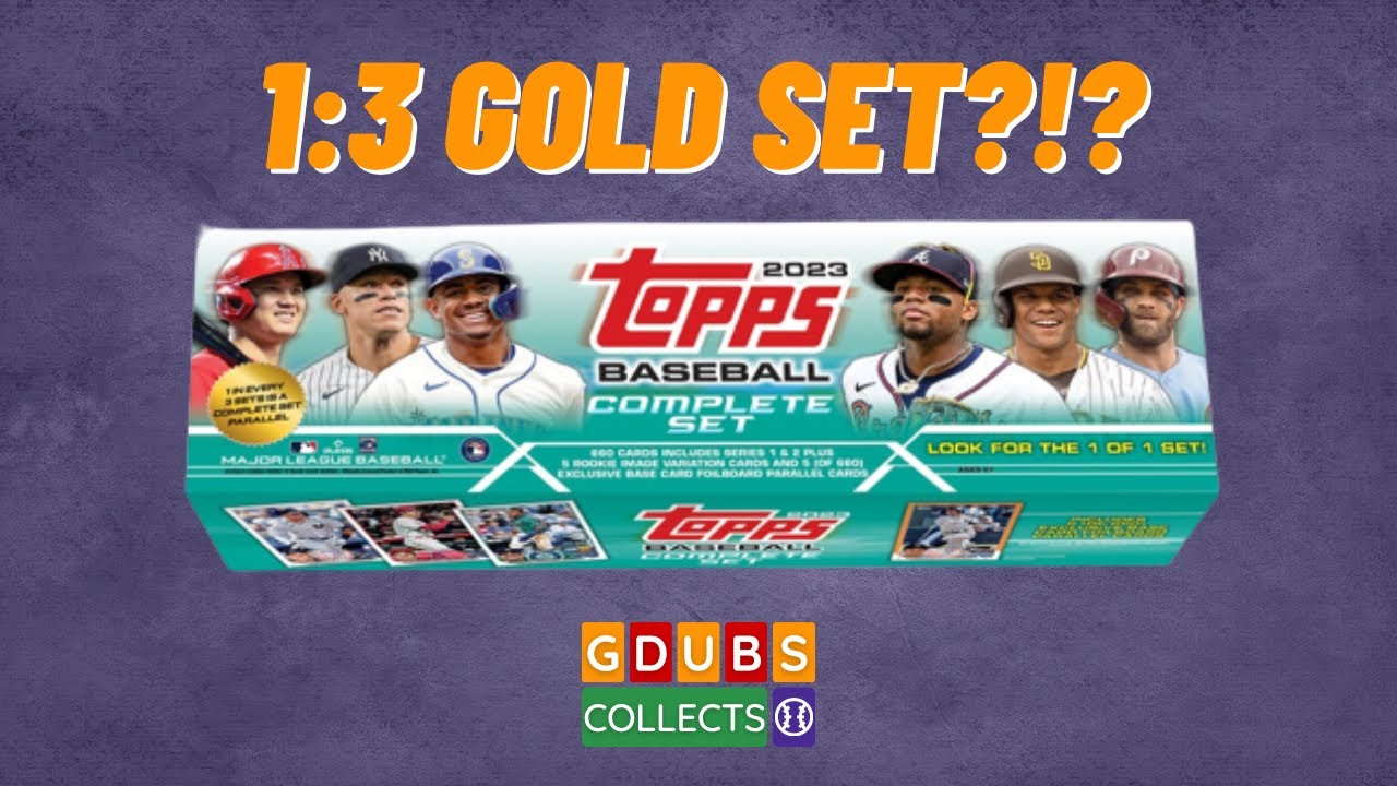 CAN WE GET THE PARALLEL SET?!? 2023 Topps Complete Set - YouTube