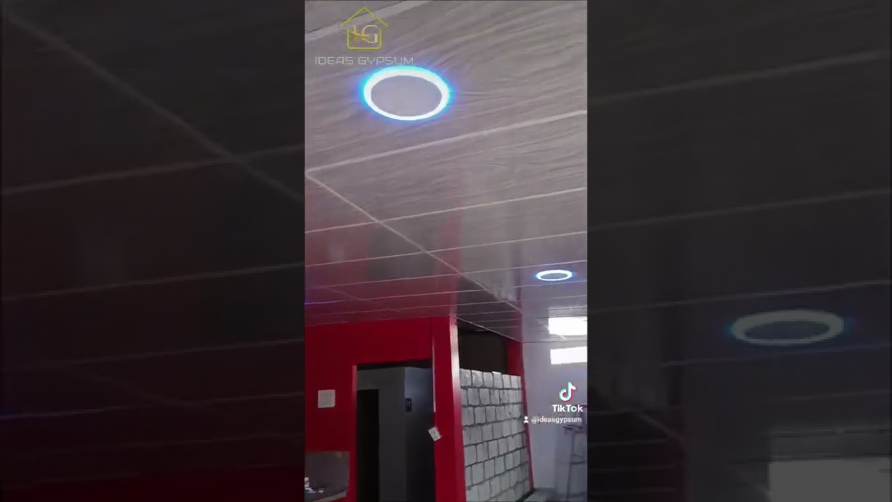 tumbado desmontable con placas de PVC Gypsum vinil duelas de PVC ...