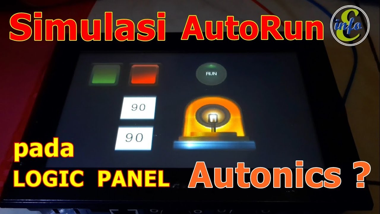 Simulasi autorun pada logic Panel #Autonics || 18052022 - 39# - YouTube