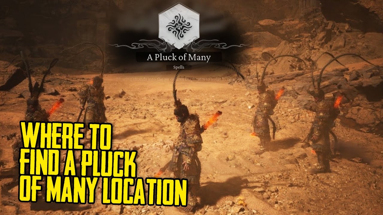 Where to find A Pluck of Many Location Black Myth Wukong 2024 - YouTube