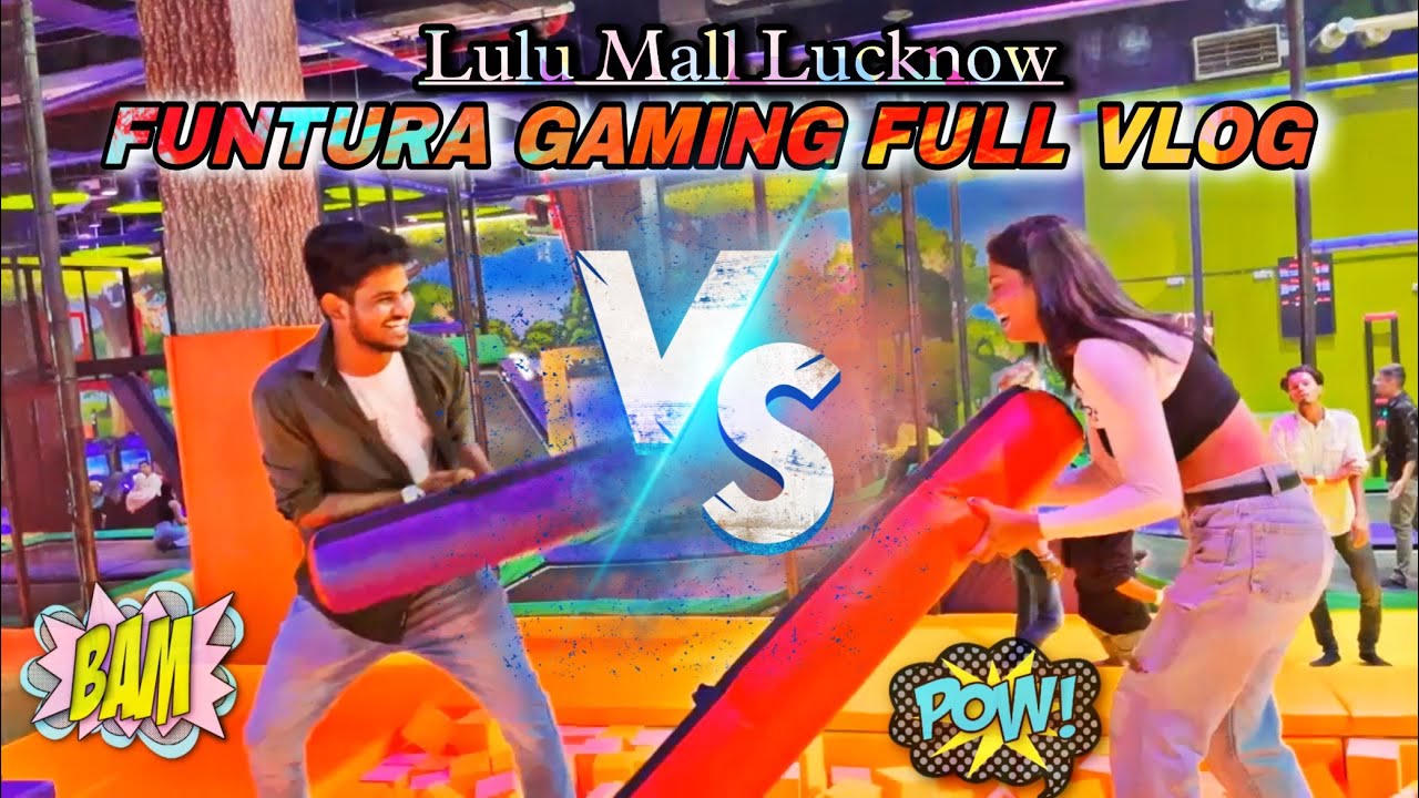 Fun In Funtura Gaming Full Vlog | Lulu Mall Lucknow Game zone | Lucknow ...