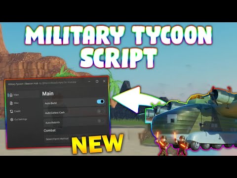 *NEW* Military Tycoon Script (PASTEBIN 2025) (AUTOFARM XMAS , AUTO ...