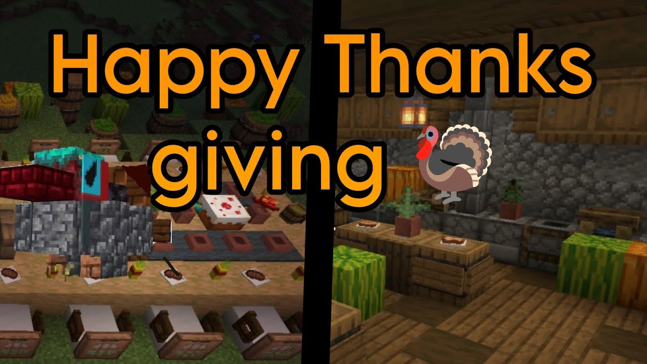 I Made this Map for thanks giving in Minecraft - YouTube